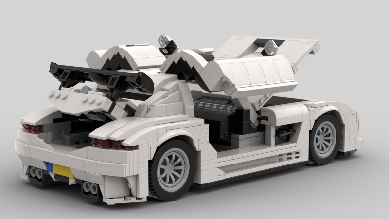 LEGO MOC Benz AMG SLS BS by Arisa | Rebrickable - Build with LEGO
