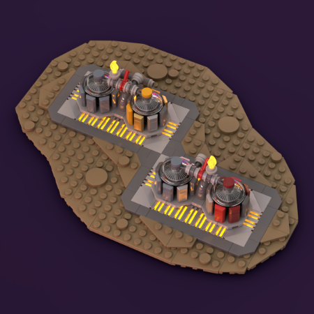 LEGO MOC Star Wars - Landscape Item 1 - Futuristic Gas Containers by ...