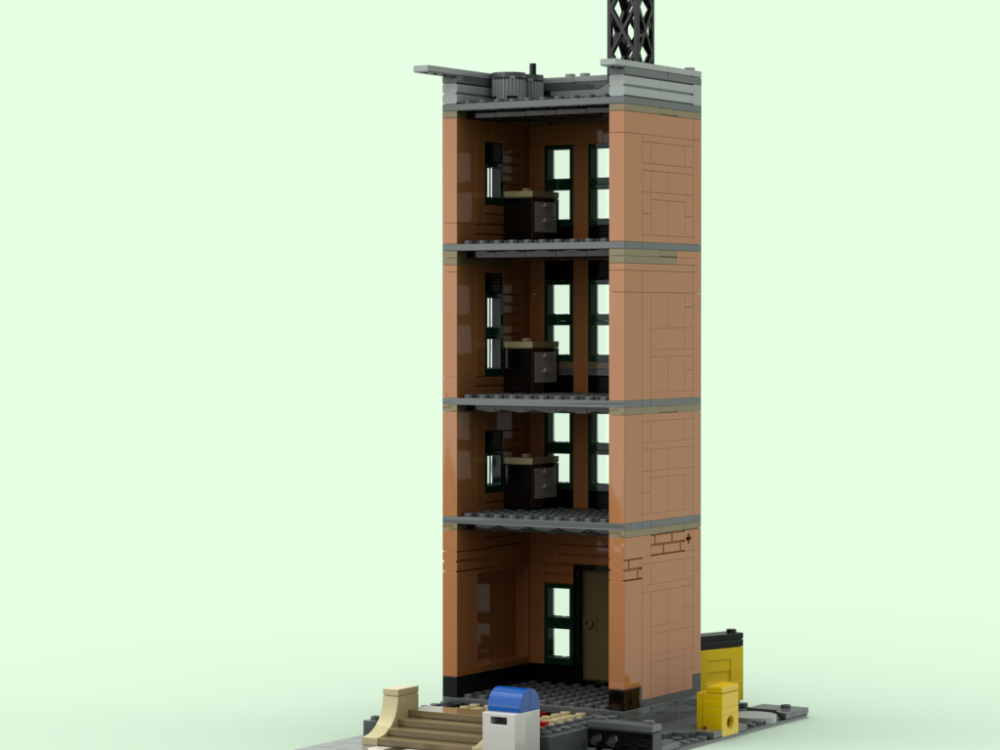LEGO MOC-248377 Modular Daily Bugle by Kuragari1 | Rebrickable - Build ...