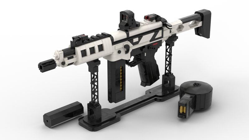 LEGO MOC Fictional SMG by OzarOwl | Rebrickable - Build with LEGO