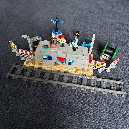 LEGO MOC-212656 Graffiti Sprayer on Construction Site near Train Tracks ...