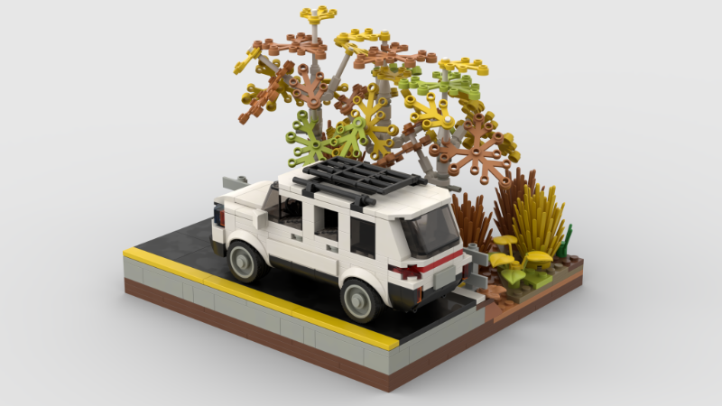 LEGO MOC-166078 Post-apocalyptic apocalypse - Forest Highway Scene (for ...