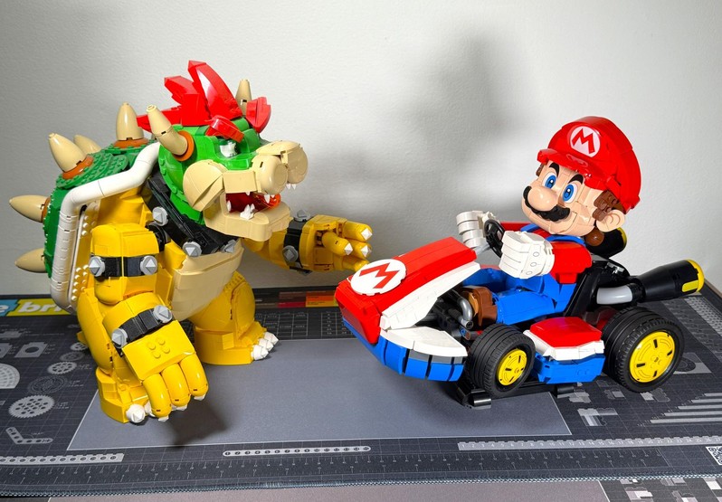 Review: 72037-1 - Mario Kart – Mario & Standard Kart | Rebrickable ...