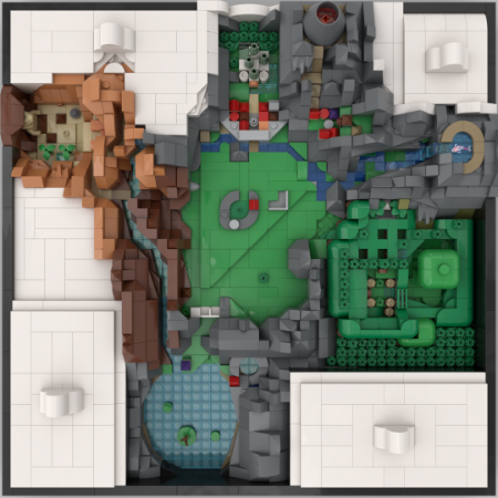 LEGO MOC The Legend of Zelda: Ocarina of Time - Map of Hyrule by Super ...