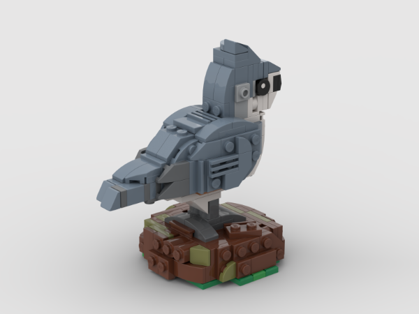 LEGO MOC Tufted Titmouse by Penguins and plastic | Rebrickable - Build ...
