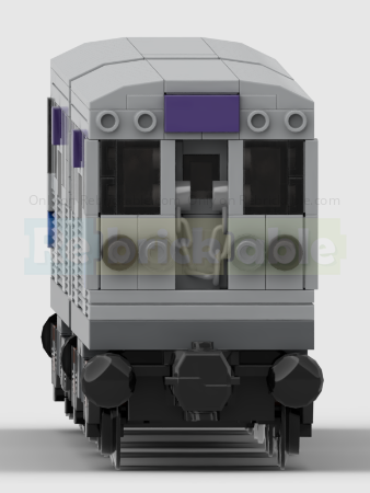 LEGO MOC-172322 CTA 5000 Series 2-Carriage Chicago L Train - Motorised ...