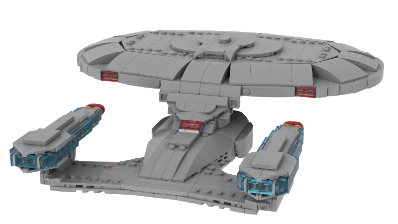 LEGO MOC USS Enterprise NCC-1701-D Remake by hyphencubed | Rebrickable ...