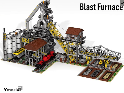 LEGO MOC Blast Furnace by ymarilego | Rebrickable - Build with LEGO