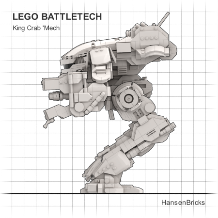 LEGO MOC-202652 Battletech (Mechwarrior) King Crab Mech by Hansen ...