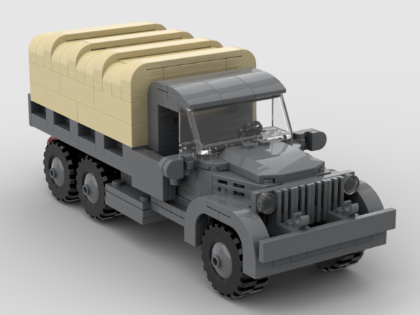 LEGO MOC-184633 WW2 Military Truck by Trexrocks | Rebrickable - Build ...