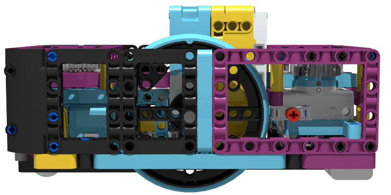 LEGO MOC Compact Driving Base with Large Wheels by uImagine ...