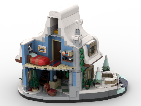 LEGO MOC Winter House by Al3xW40 | Rebrickable - Build with LEGO