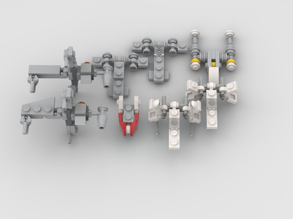 LEGO MOC Micro Star Wars collection by McMOC | Rebrickable - Build with ...