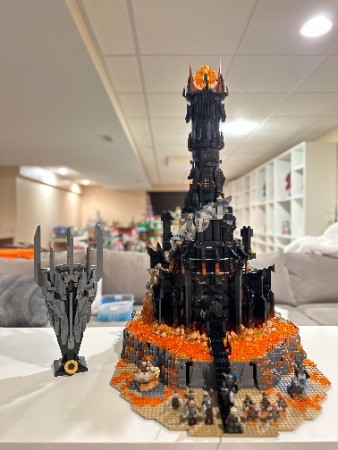 LEGO MOC Base Extension for Barad-Dur (10333) by Tigerton_bricks ...