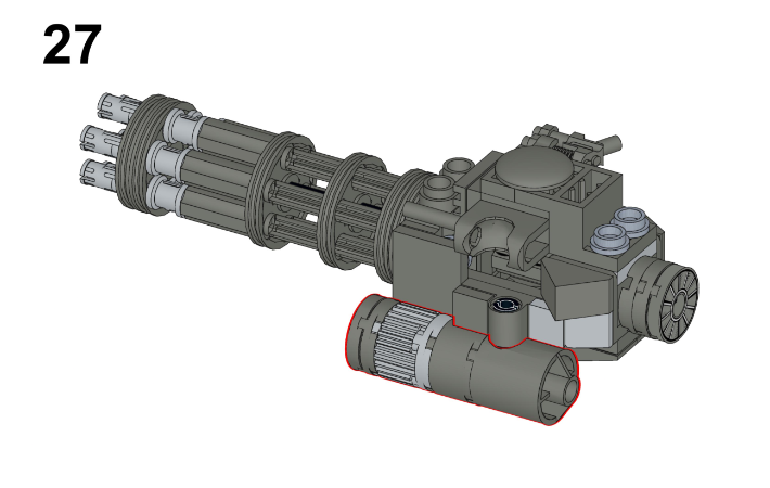 LEGO MOC Valkyrie's Call Gatling Gun by SparrowLegs | Rebrickable ...