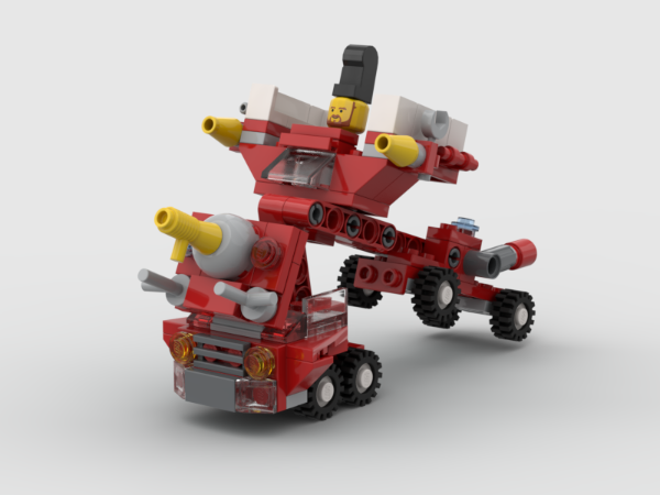 LEGO MOC Fire truck transformers by ddmdx1316 | Rebrickable - Build ...