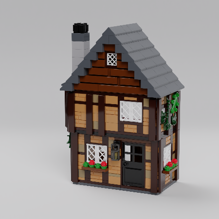 LEGO MOC Peasant's Cottage by MrNowack | Rebrickable - Build with LEGO