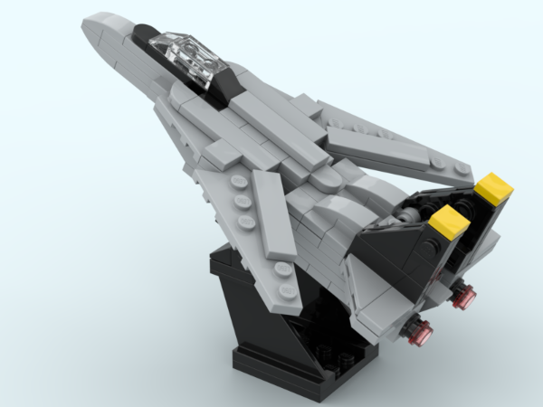 LEGO MOC Mini F14 Tomcat by Trexrocks | Rebrickable - Build with LEGO