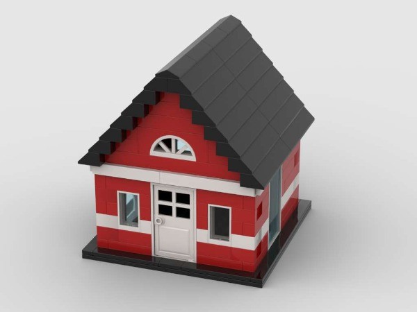 LEGO MOC little red house by PezzidiLego | Rebrickable - Build with LEGO