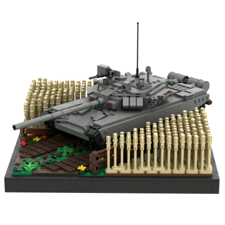 LEGO MOC WWII - UA-RU War: Wheat farm road with tank tracks by ...