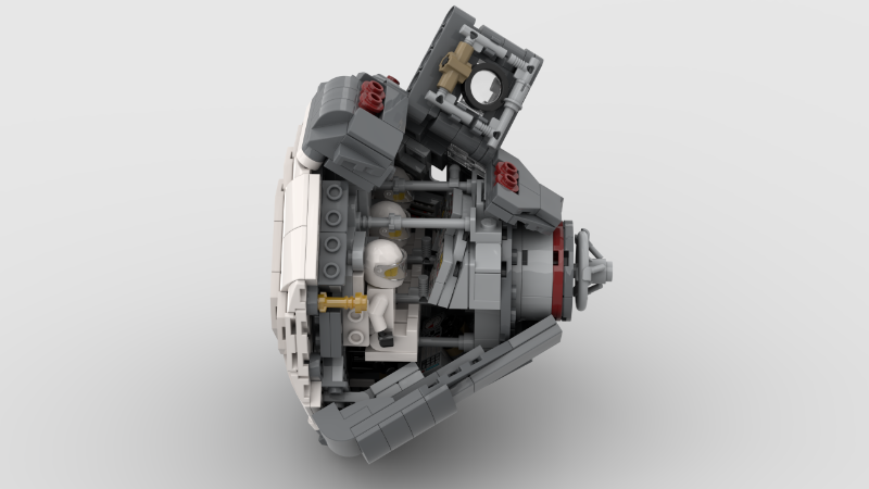 LEGO MOC v3.0 NASA Apollo Command Module MOC- Minifigure scale- Mod of ...