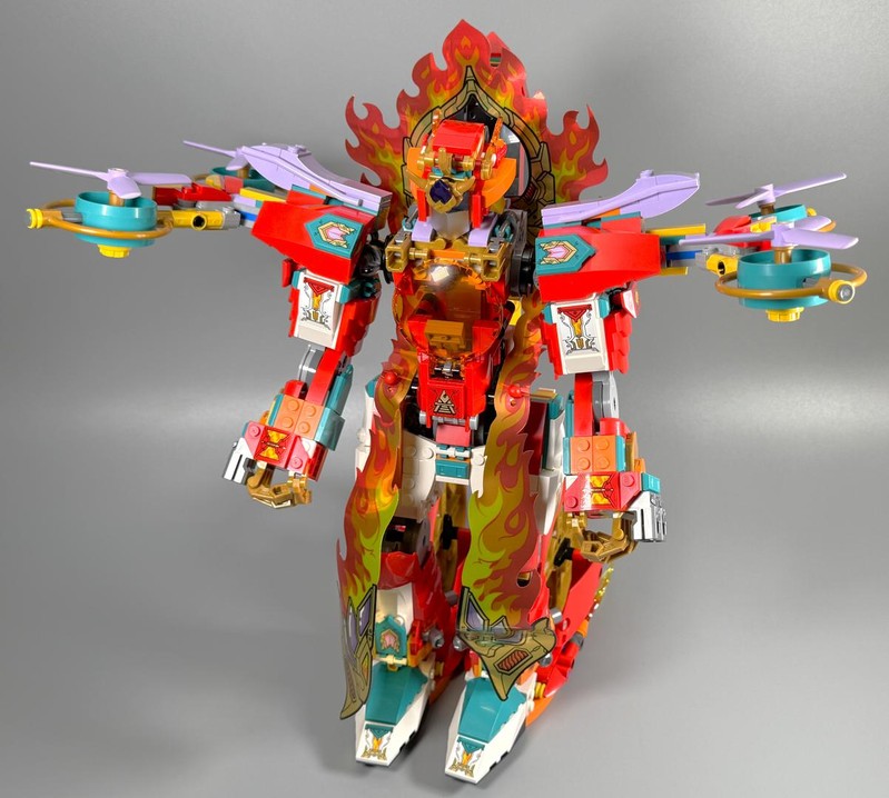 Review: 80057-1 - Nezha's Ring of Fire Mech | Rebrickable - Build with LEGO