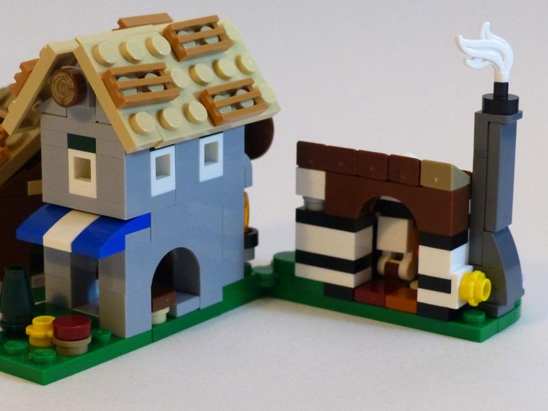 MOC Review: christromans' Mini Medieval Town Square | Rebrickable ...