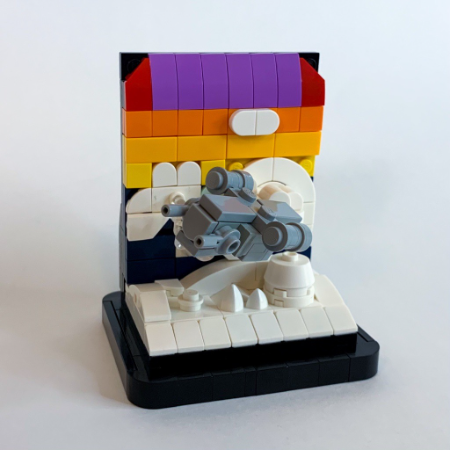 LEGO MOC Micro Razor Crest Diorama by hg_moc | Rebrickable - Build with ...