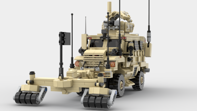 LEGO MOC M1235A2 MaxxPro Dash DXM v3 by Zaturon | Rebrickable - Build ...