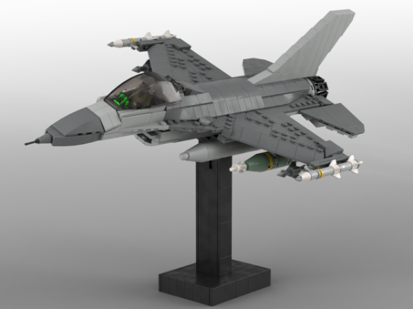LEGO MOC F-16 Fighting Falcon "Viper" by LDD_Modelmaker | Rebrickable ...