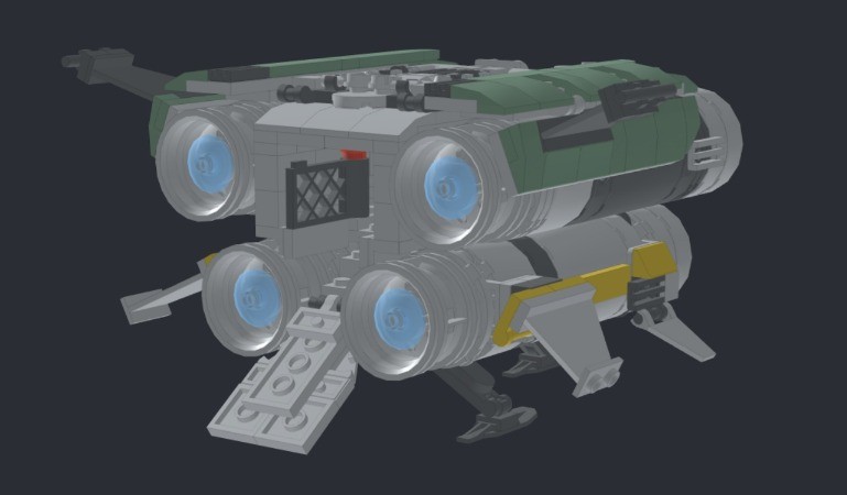 LEGO MOC Quadjumper - ANDOR by Kay_the_maker | Rebrickable - Build with ...