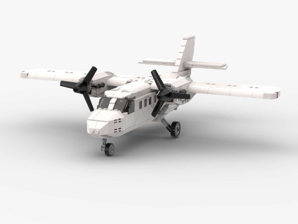 LEGO MOC DHC-6 Twin Otter (with Skydivers) by Maxis69 | Rebrickable ...