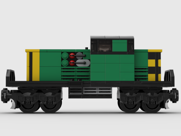 LEGO MOC Diesel Shunter(green) by Aspirin_1 | Rebrickable - Build with LEGO