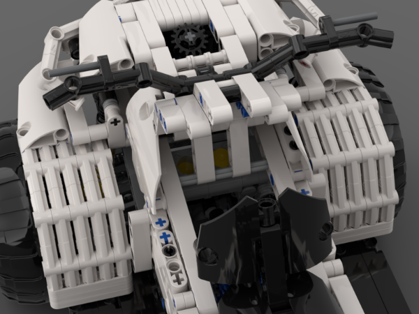 LEGO MOC Lego Technic ATV White by Sanulanr | Rebrickable - Build with LEGO