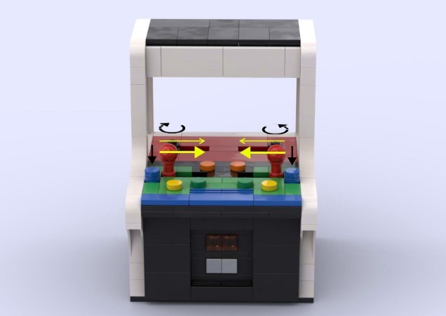 LEGO MOC Minifigures vs. arcades by leo_chan | Rebrickable - Build with ...