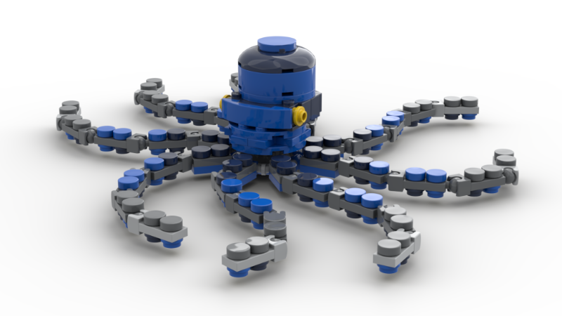 LEGO MOC Octopus by OwlClicker | Rebrickable - Build with LEGO