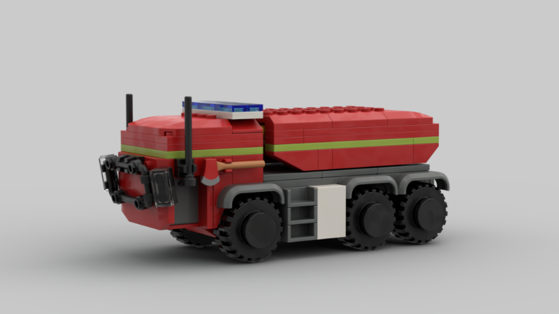 LEGO MOC Futuristic Autonomous Firetruck by Futurism_Lego | Rebrickable ...