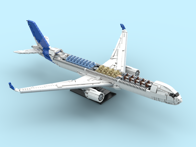 LEGO MOC Airbus A350-1000 Factory Livery by ryangc_productions ...