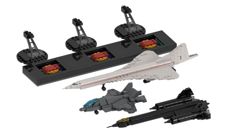 LEGO MOC-207862 Airplane 3-pack by Brick_Lizard | Rebrickable - Build ...