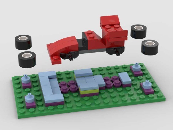 LEGO MOC Frame Rack for 10707-1-s3 - Red Racer by TurboRatRods ...