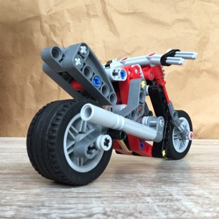 LEGO MOC-173145 Street bike with working suspension by Twinbricks2 ...