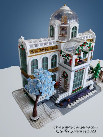 LEGO MOC Holiday Conservatory by K_Giffen_Creates | Rebrickable - Build ...