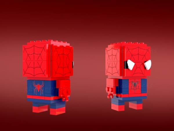 LEGO MOC Spider Raimi Man Brickheadz by cheesebricks | Rebrickable ...