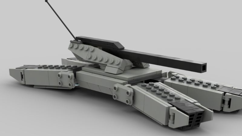 LEGO MOC Futuristic Light Tank by Futurism_Lego | Rebrickable - Build ...
