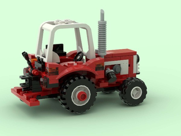 LEGO MOC Tractor with manure spreader - Traktor mit Miststreuer by StephEm | Rebrickable - Build ...