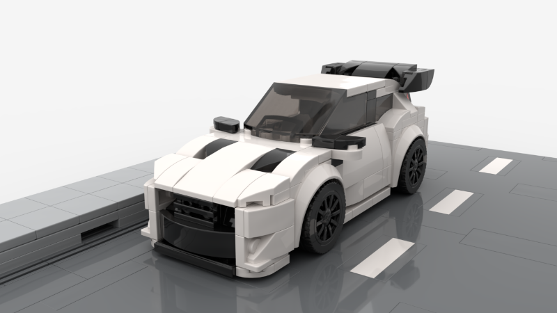 LEGO MOC Ford Focus RS MK2 White - 6 stud wide by Sanvan | Rebrickable ...