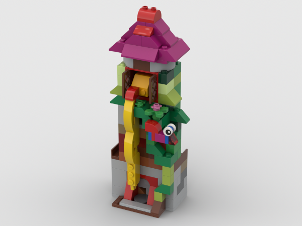 LEGO MOC 10698 - Rapunzel's Tower by ChiLegGodt | Rebrickable - Build ...