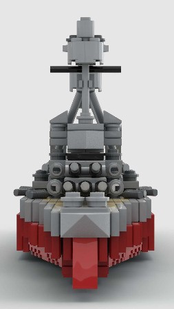 LEGO MOC USS Nevada by RMC1138 | Rebrickable - Build with LEGO