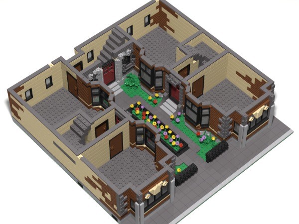 LEGO MOC Courtyard Apartment Modular Building by michaelbaek ...