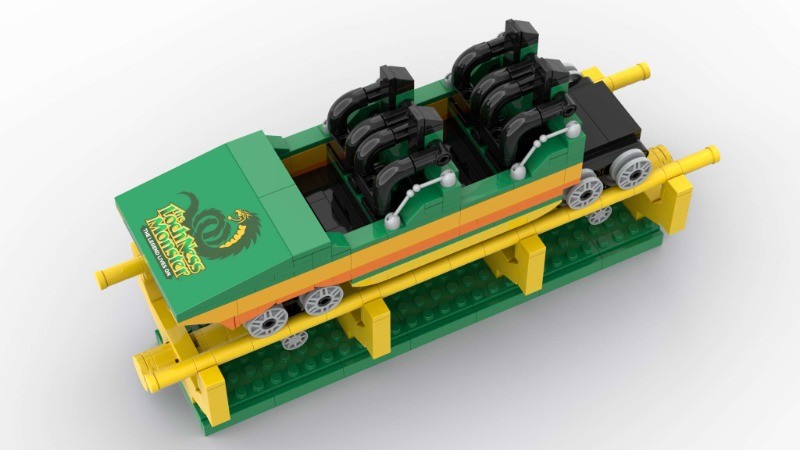 LEGO MOC-186252 ROLLERCOASTER - LOCH NESS MONSTER - Busch Gardens ...